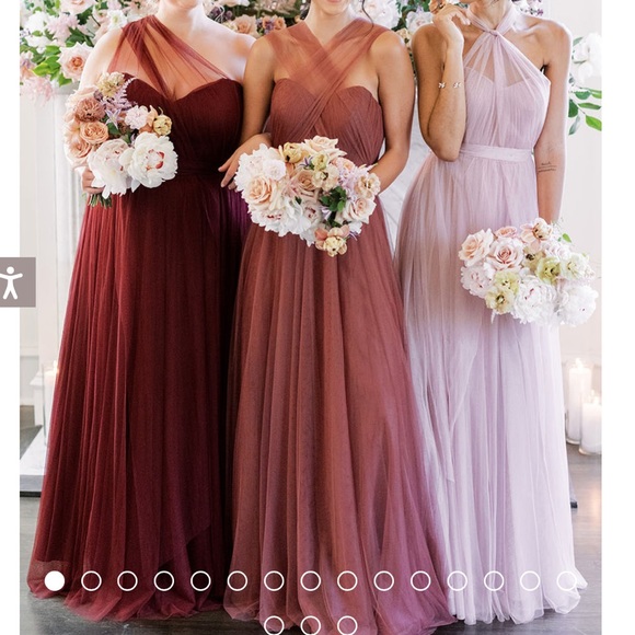 Dresses | Rosalie Tulle Convertible Dress In Bradshaw Blush From ...